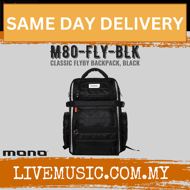 MONO Classic FlyBy Backpack - Black (M80-FLY-BLK) | Shopee Malaysia