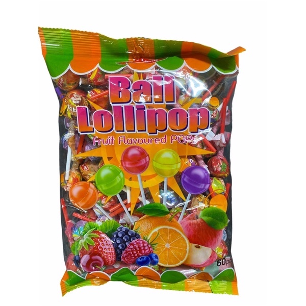 Akiko Ball Lollipop Fruit Flavoured Pops 60’s | Shopee Malaysia