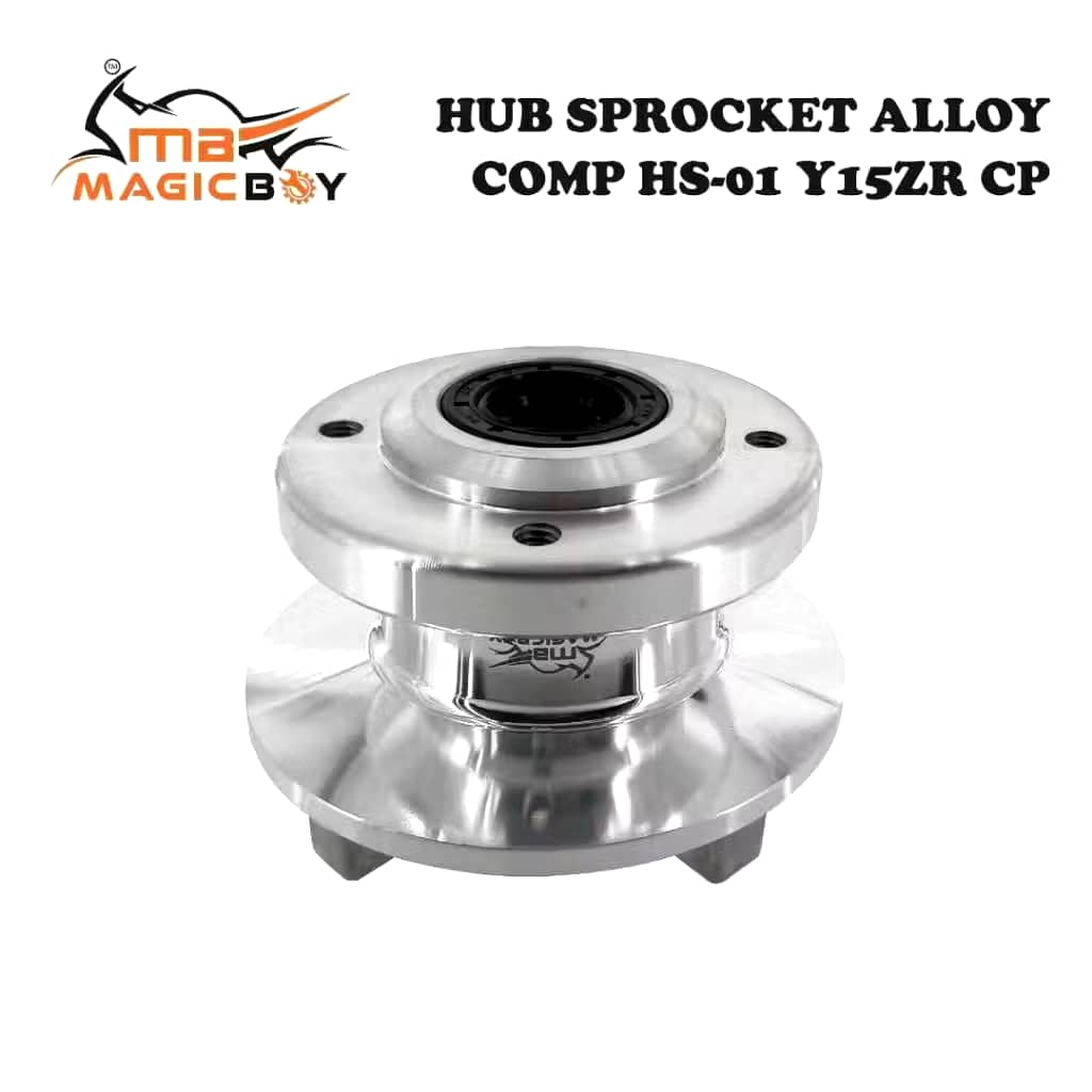 HUB SPROCKET Y15 LC5S MAGIC BOY SPROCKET HUB CNC ALLOY CHROME SIAP ...