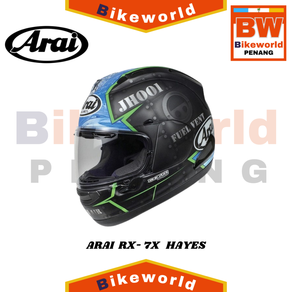 ARAI RX- 7X HAYES | Shopee Malaysia
