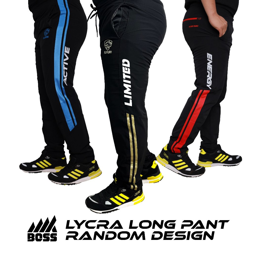 FUTURE LYCRA RANDOM M-10XL Tracksuit Unisex Track Pants Plus Size Sport ...