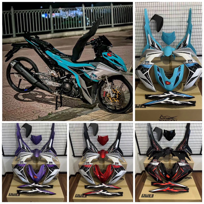 JL Magic Boy Y16ZR V1 Y16ZR ABS V2 Titan Purple 2024 Vietnam Custom ...