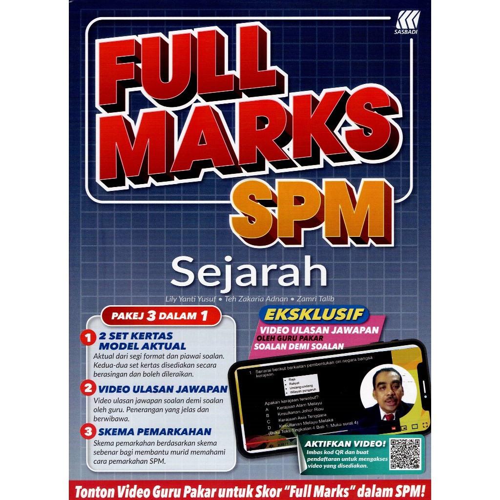 BUKU LATIHAN : FULL MARKS SPM SEJARAH | Shopee Malaysia