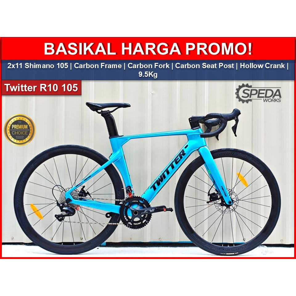 Twitter R10 105 | Road Bike | Shopee Malaysia