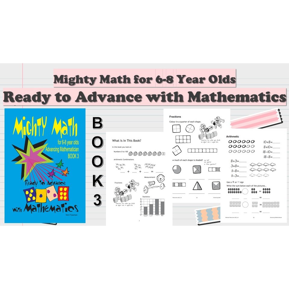 [PRE447] 68 pages Mighty Math for 6-8 Year Olds_ Ready to Advance ...