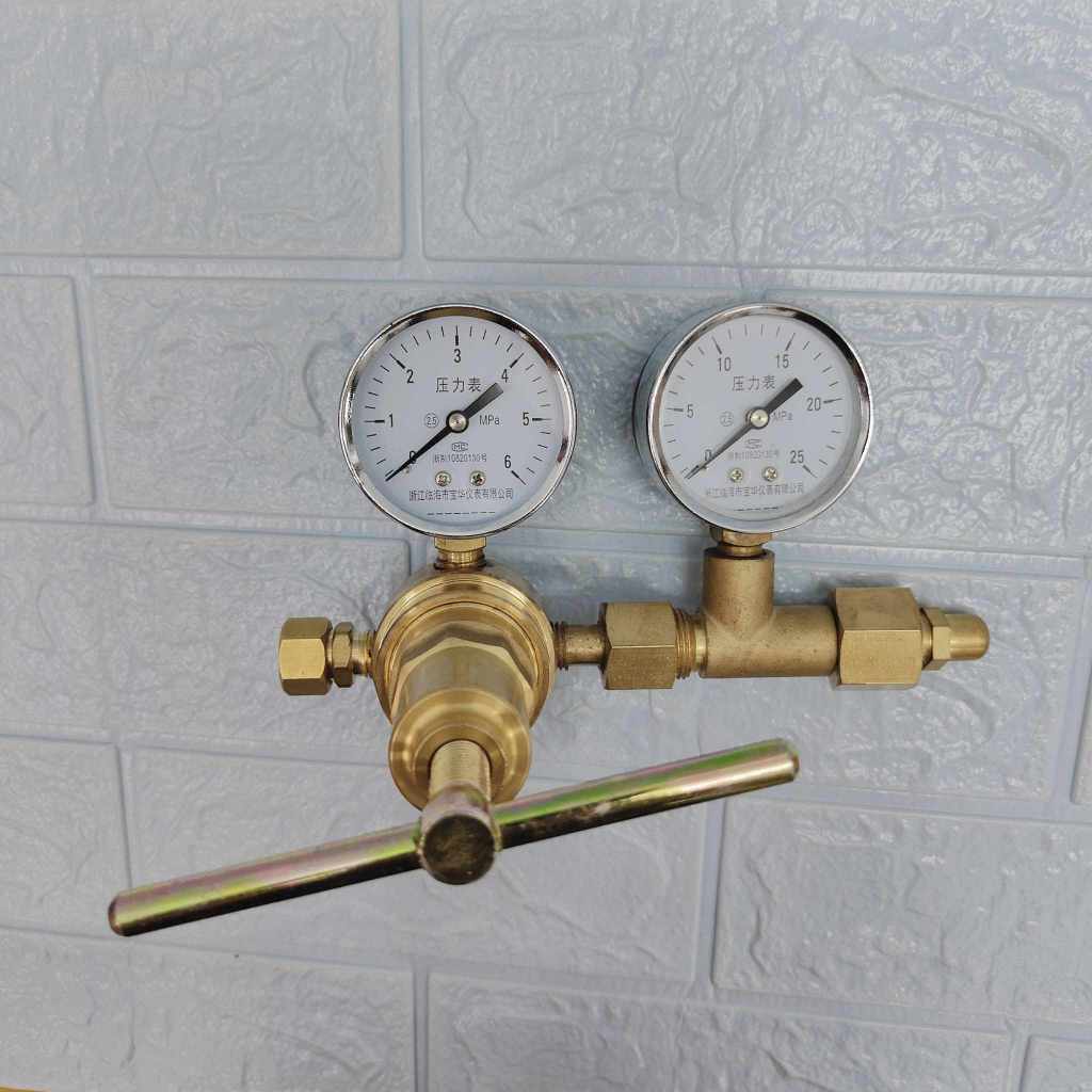 100% full copper nitrogen control valve gas regulator gold manifold ...