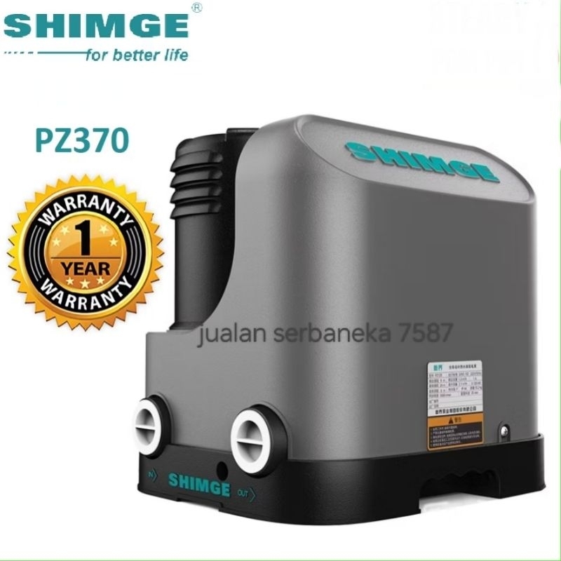 SHIMGE PZ370(0.5HP)Automatic Self Priming Water Pump | PZ-SERIES | 12 ...