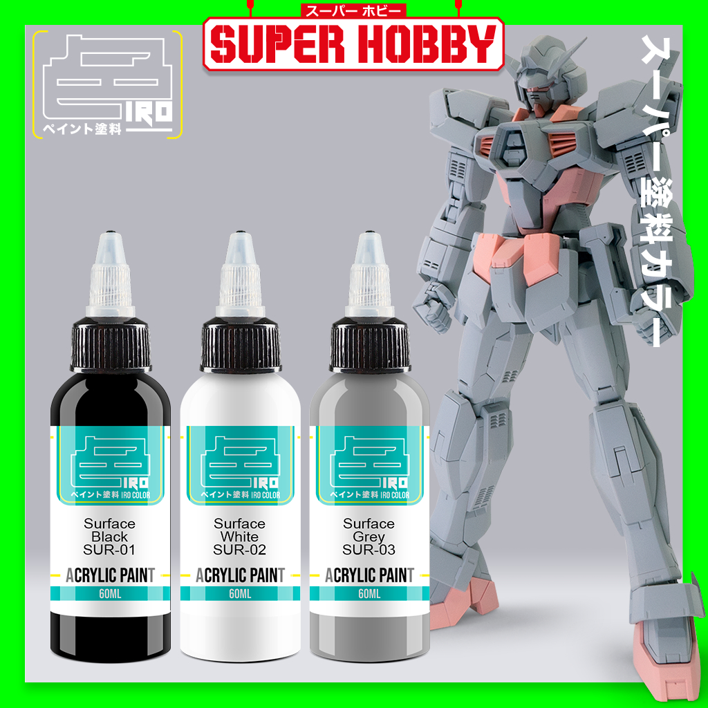IRO Paint 60ml Gundam Color 【Surface Primer Series】 Japan Quality ...