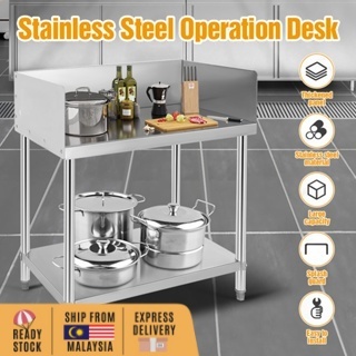 Cooking Table 304Stainless Steel Kitchen Table Gas Stove Rack Cutting ...