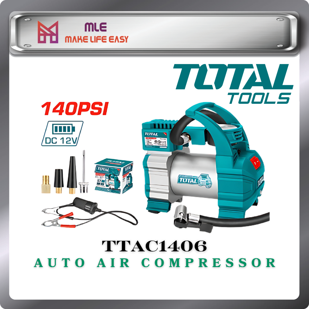 Total Auto Air Compressor TTAC1406 | Shopee Malaysia