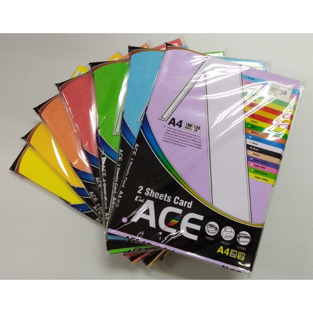 A4 size ACE FINE COLOUR PAPER 450SHEETS ( 80GSM ) | Shopee Malaysia
