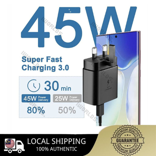 Charger Fast Charging 45W 25W Adapter for SET TYPE C to C For Samsung Galaxy Note10/20/S20 21 23 ...