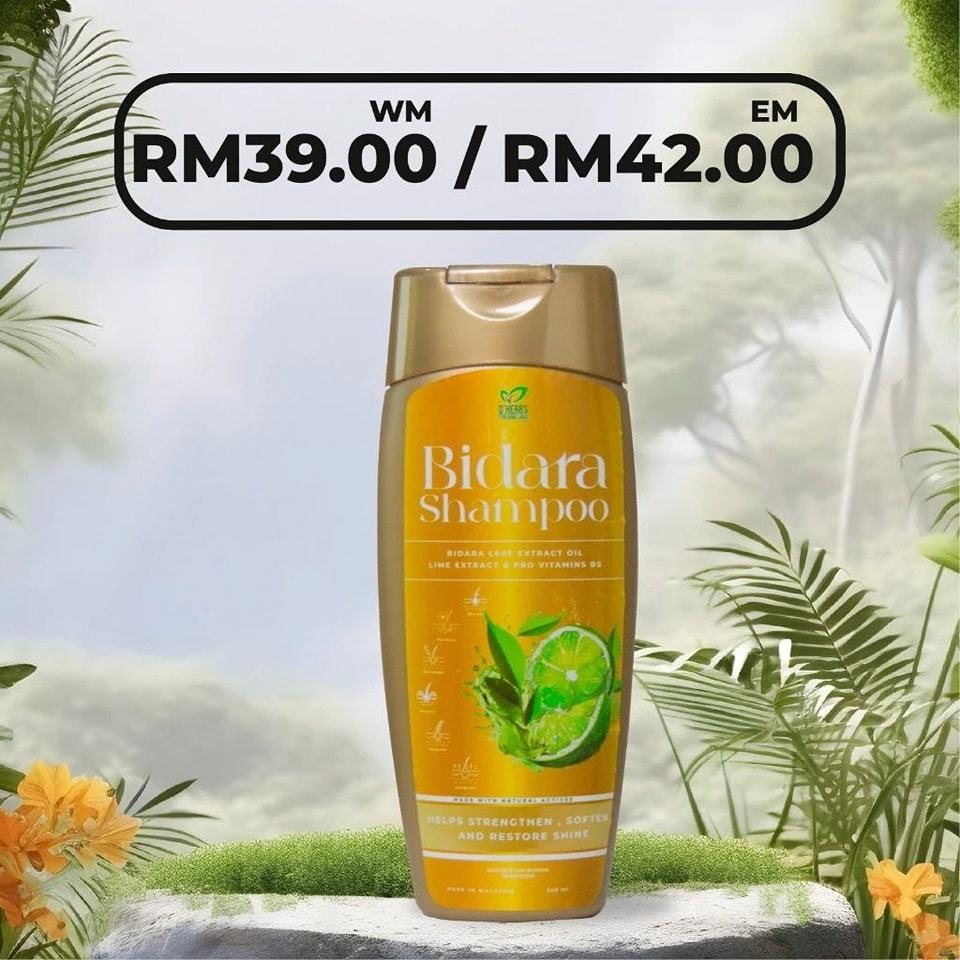 DHERBS HAIR SYAMPOO BIDARA ( 100% ORIGINAL ) | Shopee Malaysia