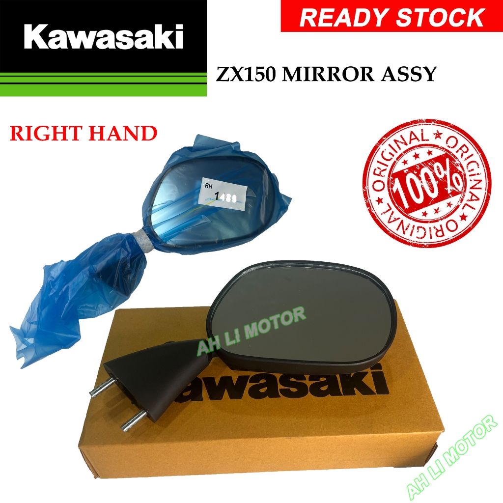 KAWASAKI 100% ORIGINAL SIDE MIRROR ZX150 / RR150 / KRR150 (1PC ...