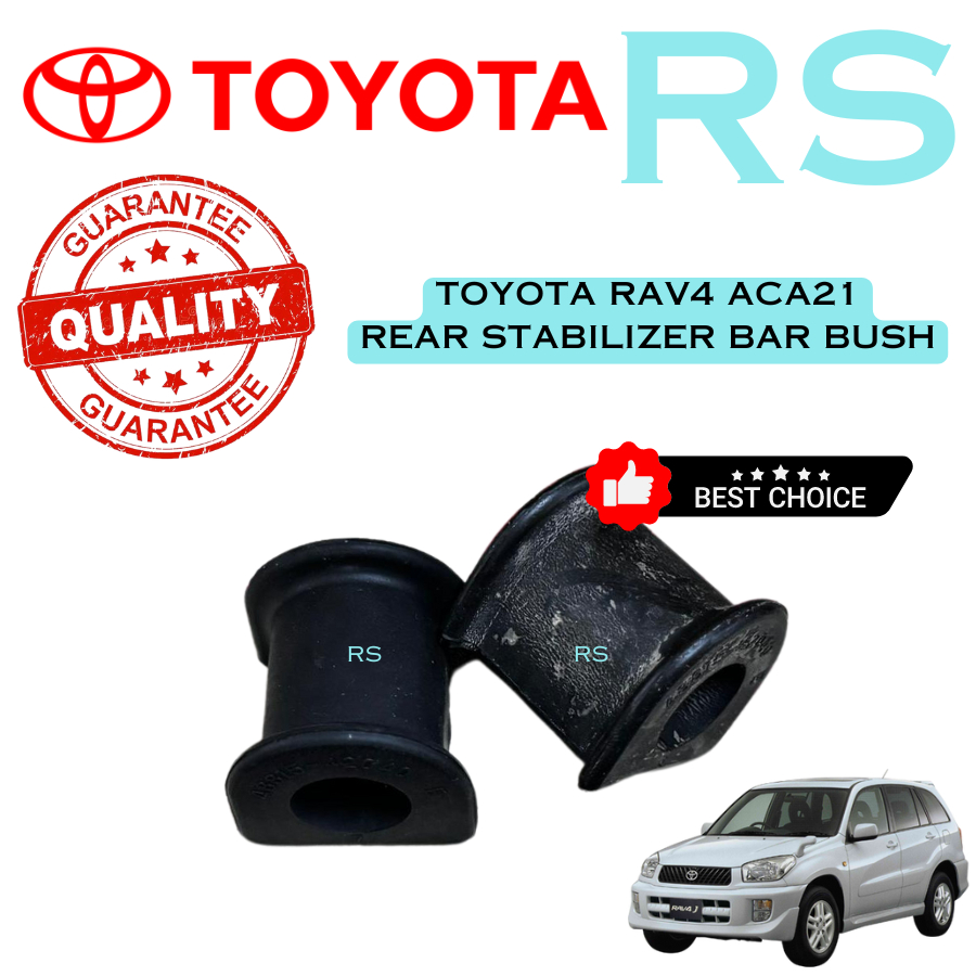 [1 Pair] Toyota RAV4 ACA21 Front / Rear Stabilizer Bar Bush (22mm ...