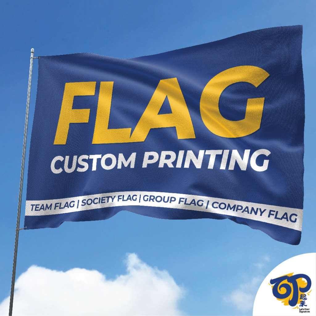 Custom Flag Printing | Cetak Bendera | Company Flag | Team Flag | Society Flag | Group Flag ...