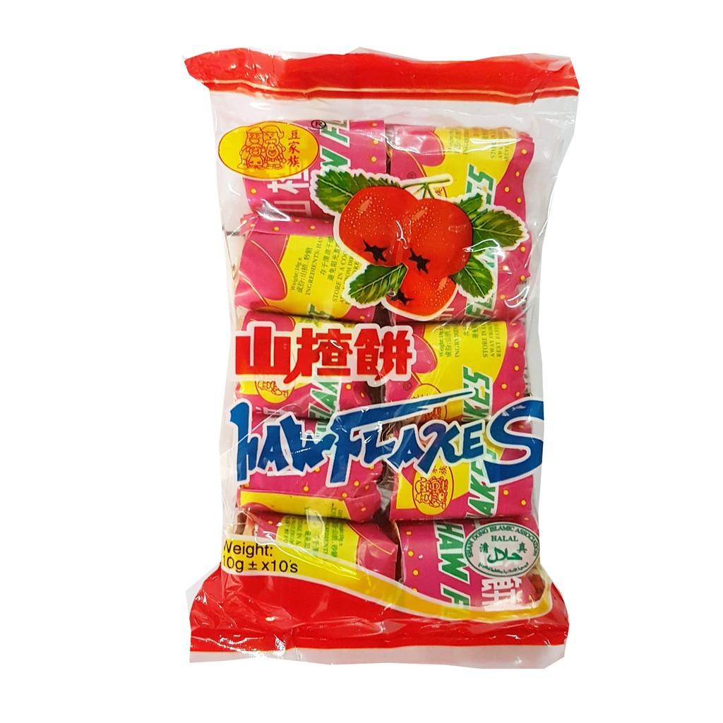 Asam duit / haw flakes 10's 山楂饼 | Shopee Malaysia