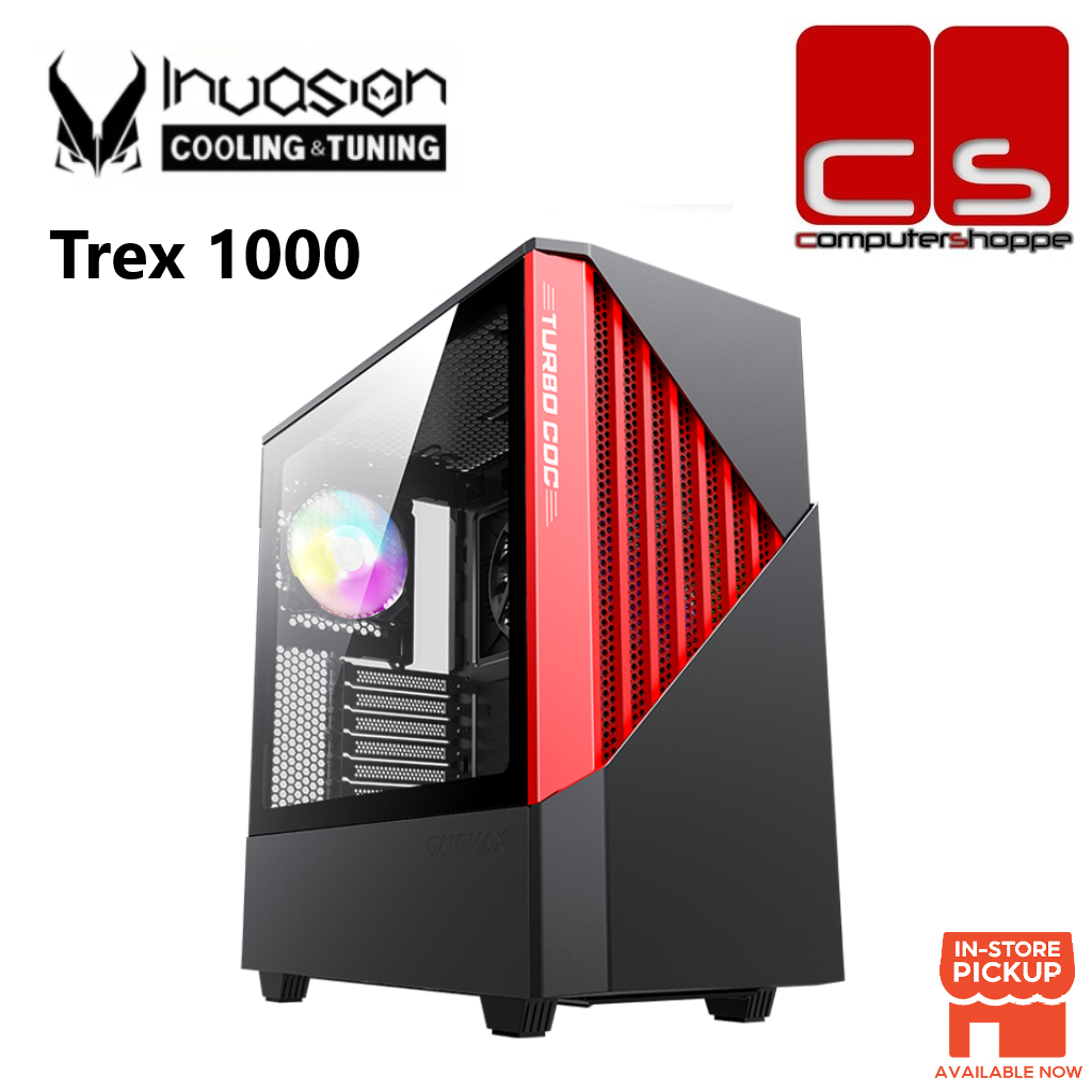 Invasion TREX-1000 ATX Mid-Tower Gaming Casing (AURORA FAN) | Shopee ...