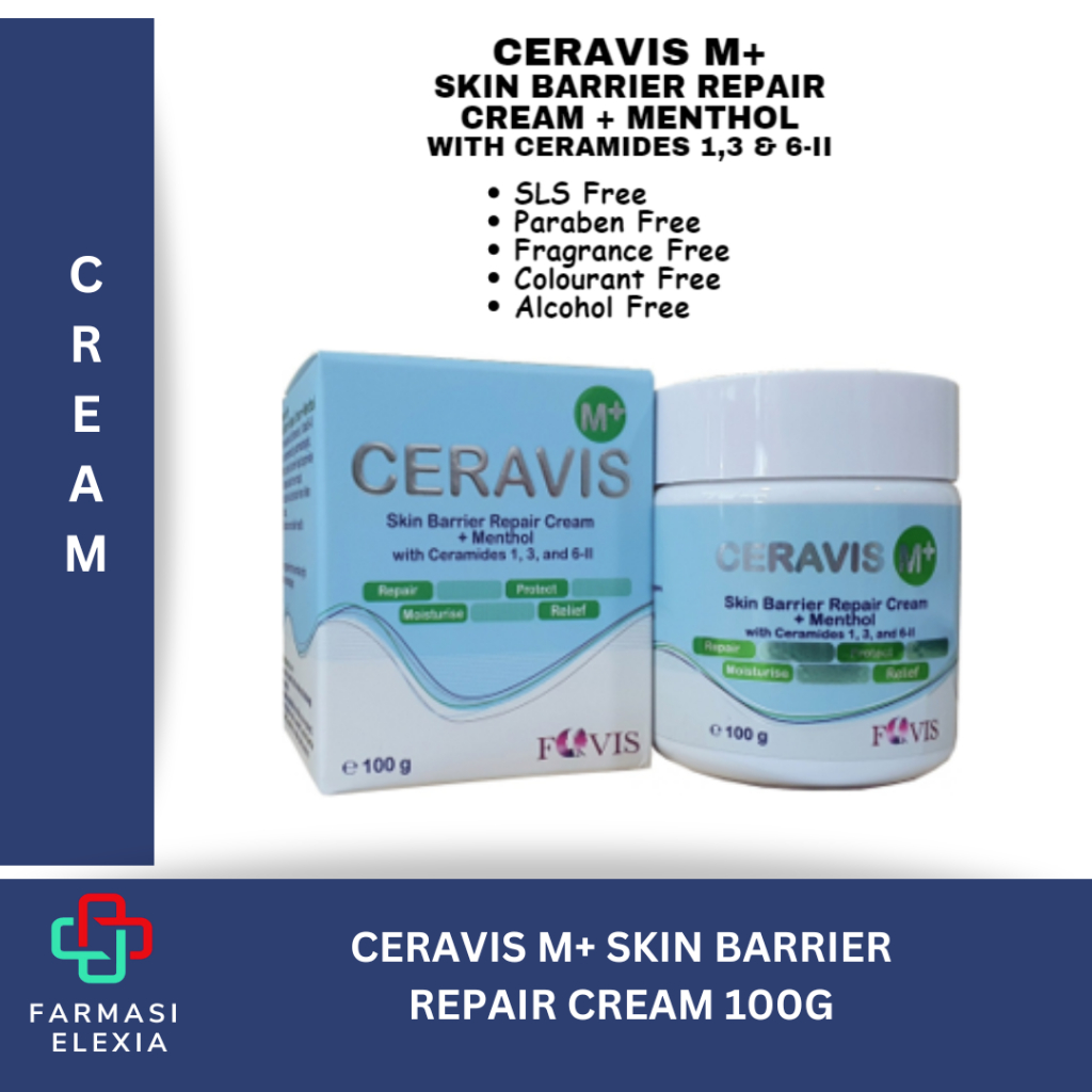 CERAVIS M+ SKIN BARRIER REPAIR CREAM 100G | Shopee Malaysia