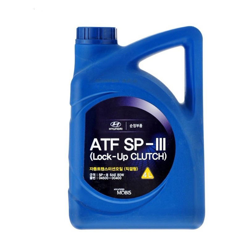 HYUNDAI ATF SP-3 MOBIS 4L AUTO TRANSMISSION FLUID GEAR OIL MINYAK ...