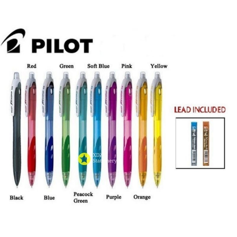 PILOT MECHANICAL PENCIL REXGRIP 0.5MM / 0.7MM SUPER VALUE PACK WITH ...