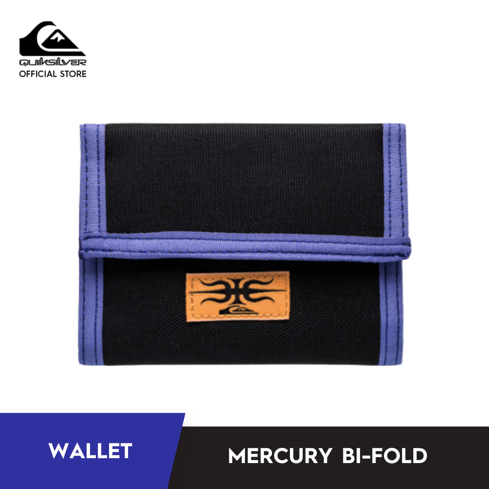 Quiksilver Mens Mercury Bi-Fold Wallet - Black | Shopee Malaysia