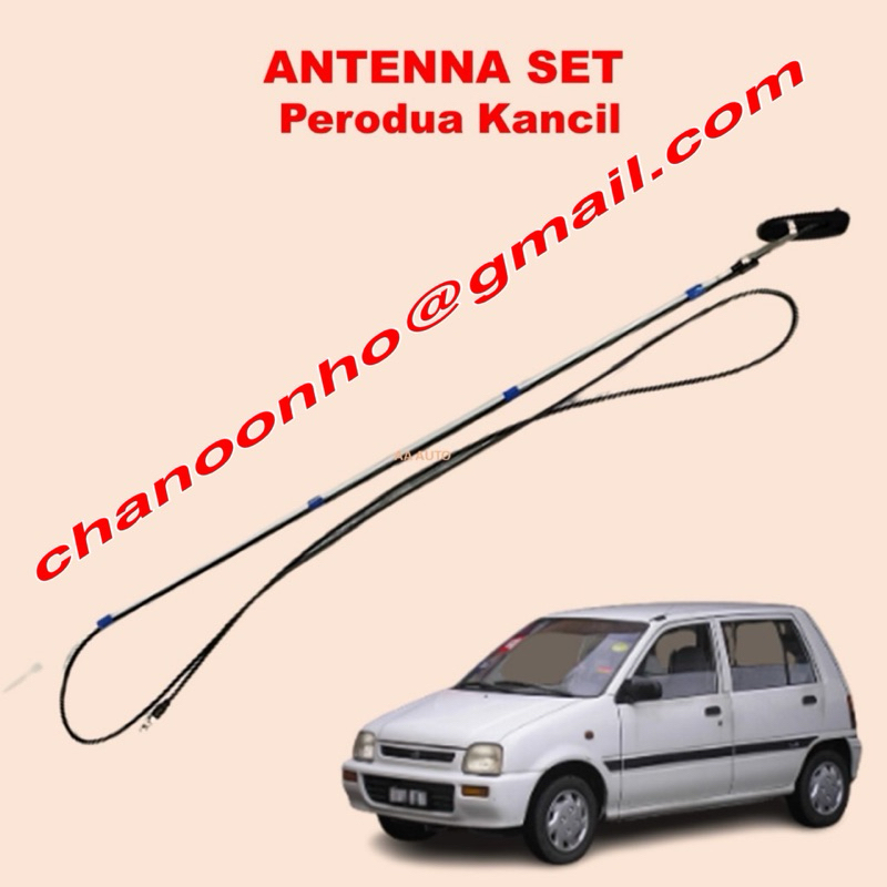 Perodua Kancil New & Old (1994-2002) Radio Antenna Side Aerial Black ...
