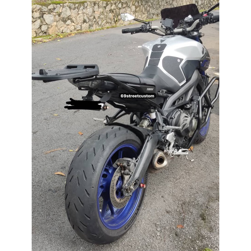 Yamaha MT09 V1 Super Heavy Duty Monorack | Top Box Rack | Shopee Malaysia