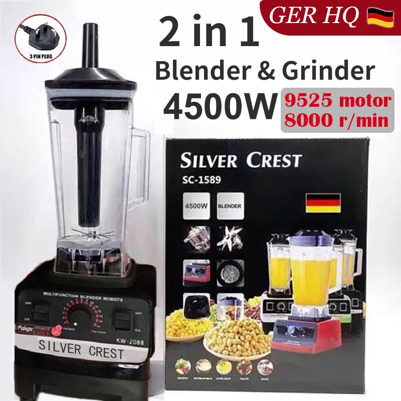 「Stock Ready」 3L 4500W Heavy Duty Blender Pengisar Food Processor Ice ...