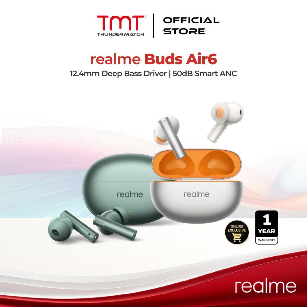 realme Buds Air6 Fon Telinga Tanpa Wayar | Shopee Malaysia