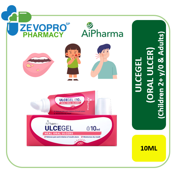 Aipharma ULCEGEL 10ml (Heal Oral Ulcer) [EXP 2026] | Shopee Malaysia