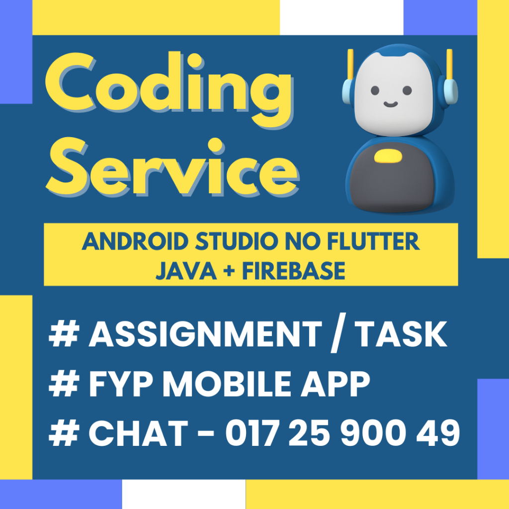 SERVICE ANDROID STUDIO - CODING | Shopee Malaysia