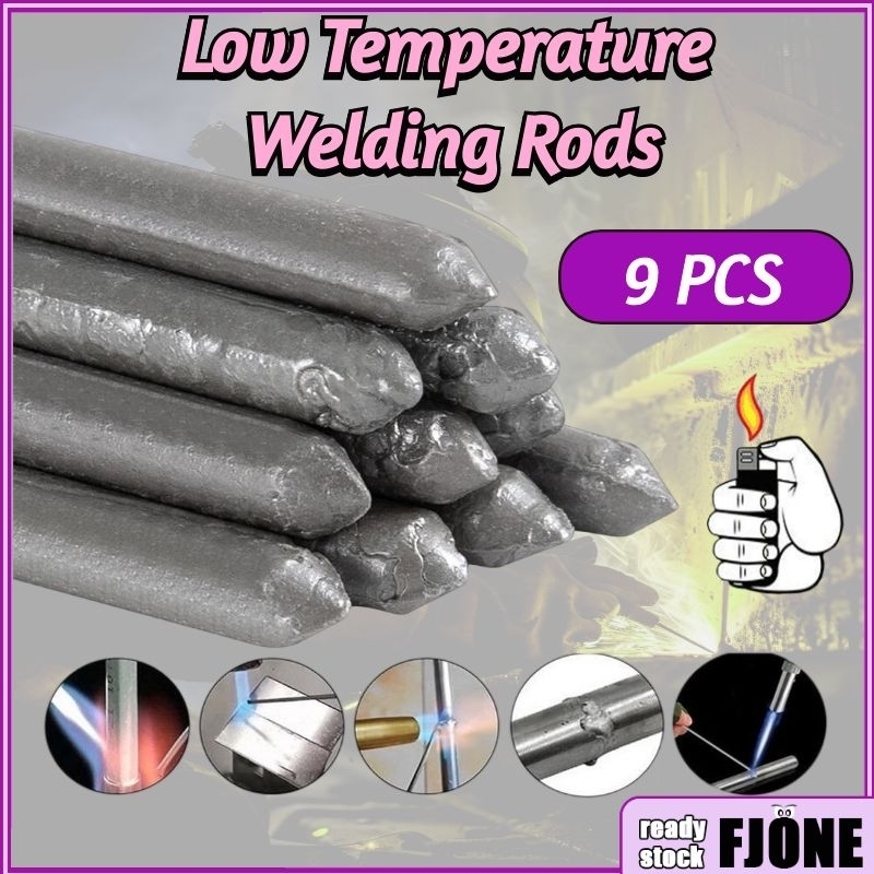 9PCS Low Temperature Metal Welding Rod No Need Solder Practical Weld ...