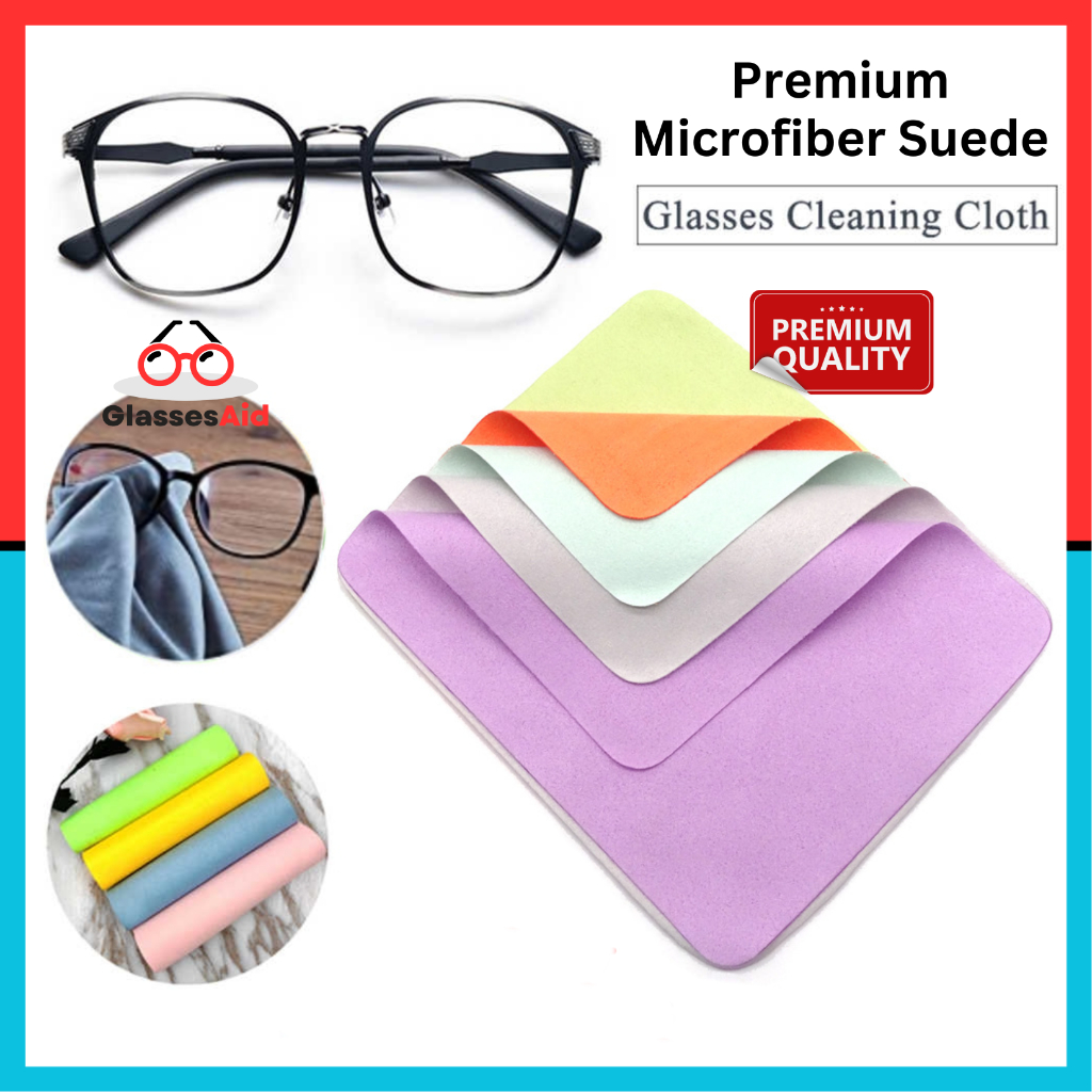 Premier Suede Microfiber Cloth for Glasses Cleaning Spectacle Phone ...