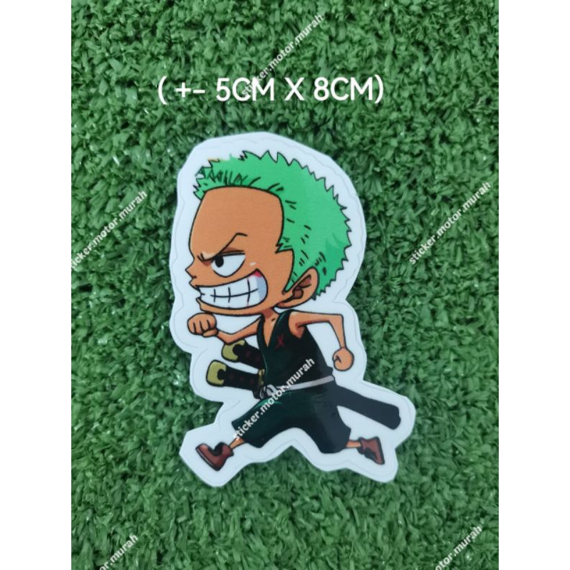 STICKER MINI ZORO ONE PIECE | Shopee Malaysia