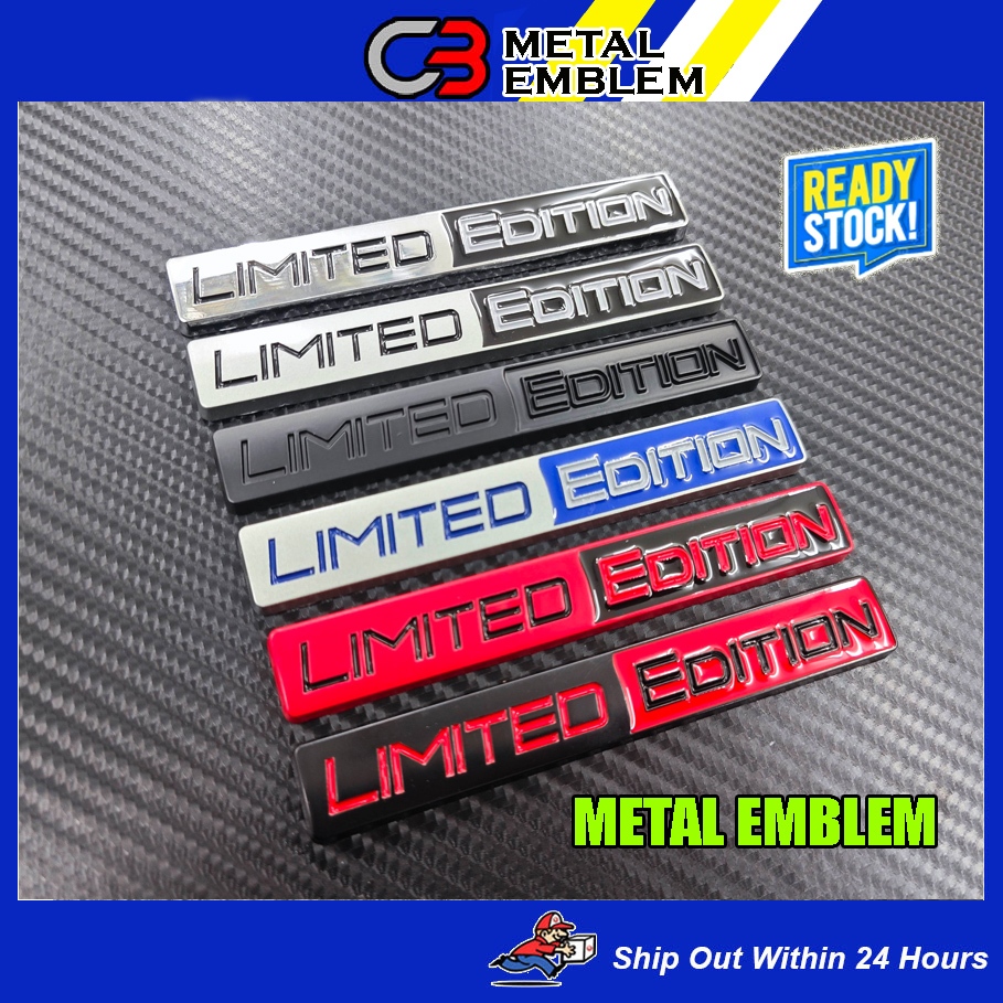 LIMITED EDITION METAL EMBLEM STICKER HONDA TOYOTA NISSAN / EB05 ...