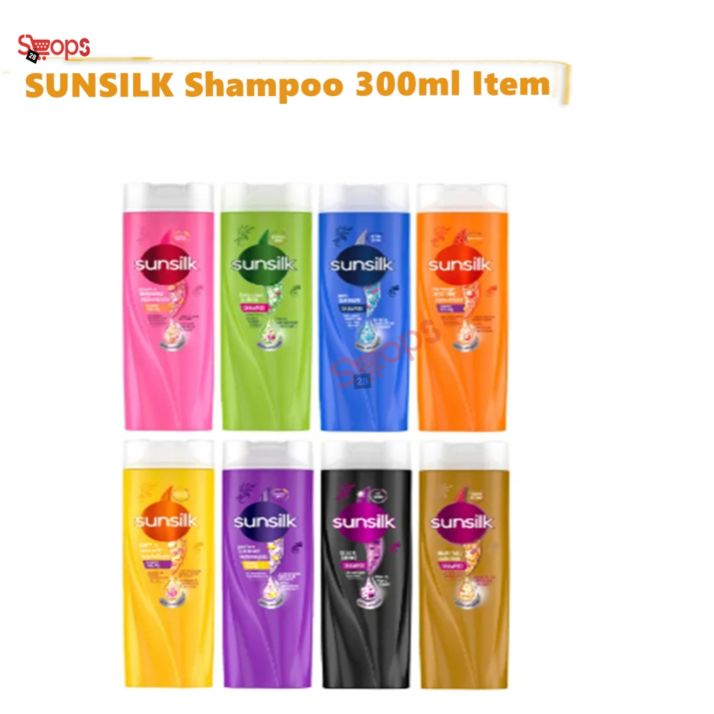 SUNSILK Shampoo 300ml: Smooth & Manageable / Soft & Smooth Shampoo 300ml /Damage Reconstructio ...