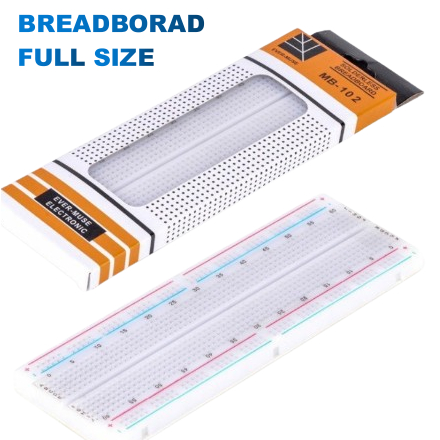 MB102 Solderless Large Breadboard 830 Holes Dupont Jumper Wire EE Components Arduino UNO Donut ...