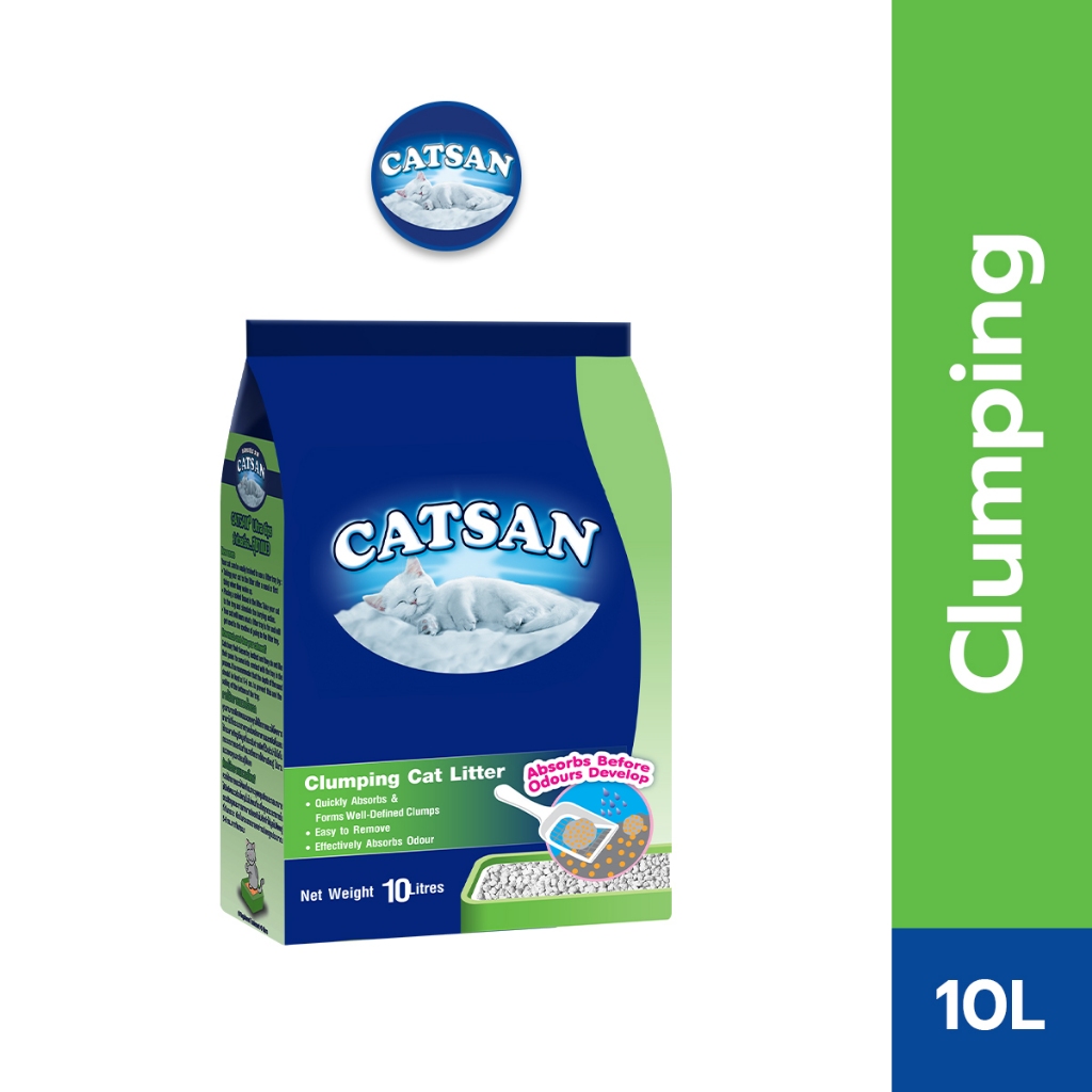 CATSAN Clumping Cat Litter Sand for All Ages 10L | Shopee Malaysia