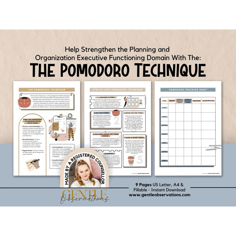 The Pomodoro Technique Managing ADHD Teens & Adults: Time Management ...