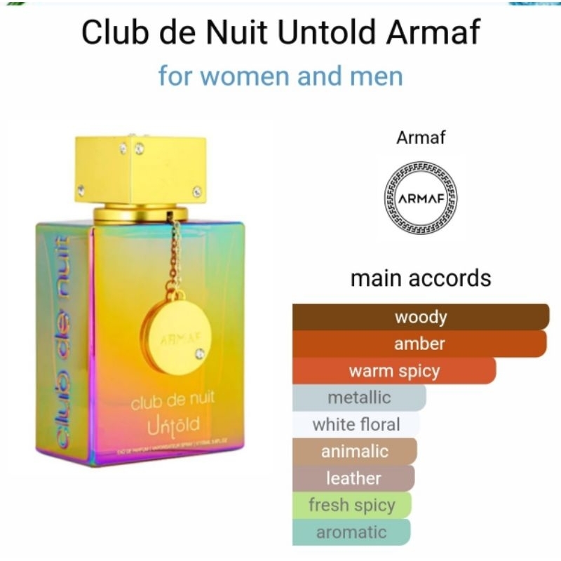 ARMAF CLUB DE NUIT UNTOLD EDP (U) EDP 105ML Unisex | Shopee Malaysia