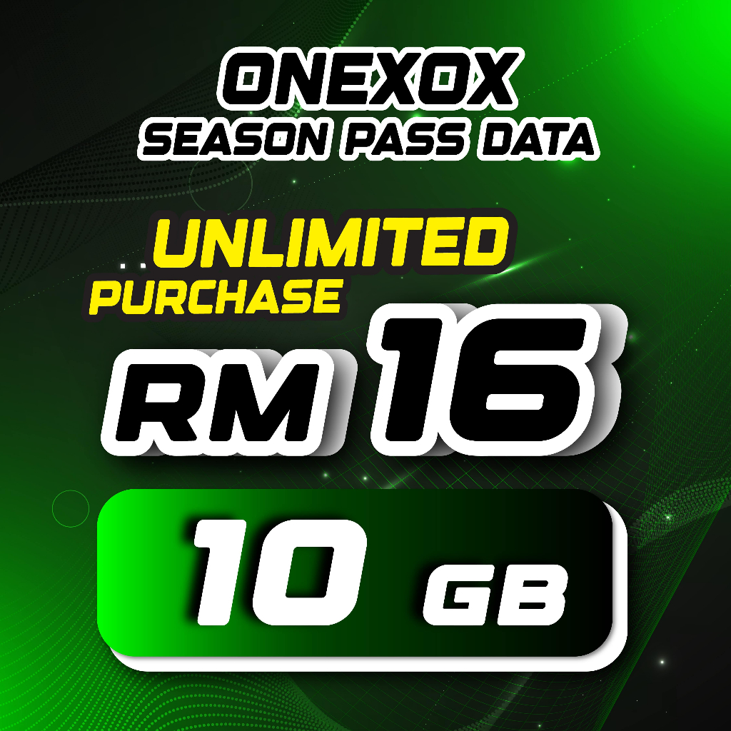 ONEXOX SEASON PASS DATA OFFER OFFER OFFER OFFER | Shopee Malaysia