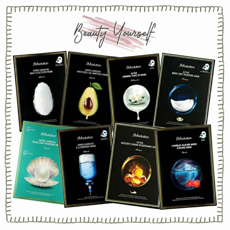 JMsolution Water Luminous Sos Ringer Mask-10sheet Marine Pearl Deep ...