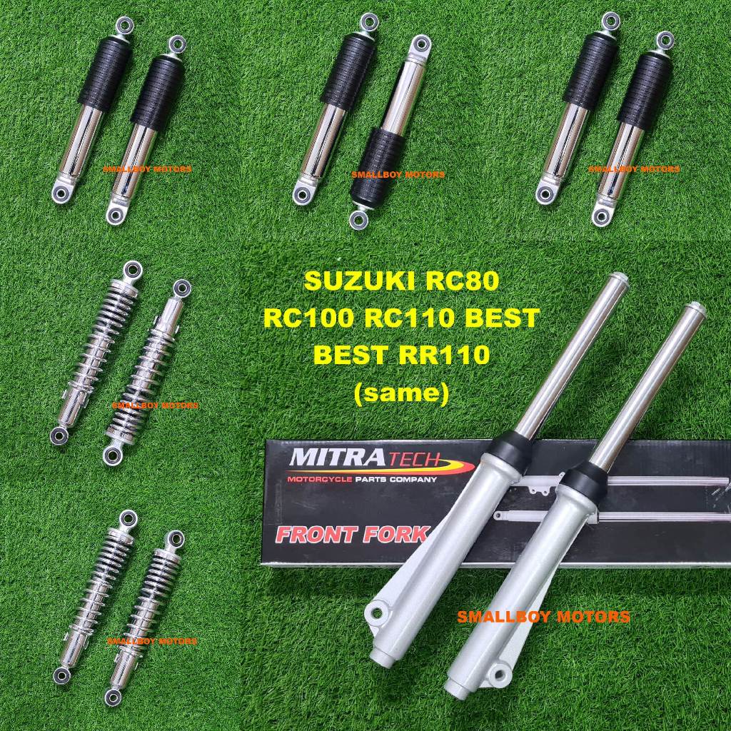 SUZUKI BEST RC110 RR110 FRONT REAR MONOSHOCK ABSORBER MONO SHOCK FORK ...