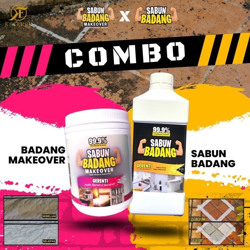 COMBO SABUN BADANG MAKEOVER | Shopee Malaysia