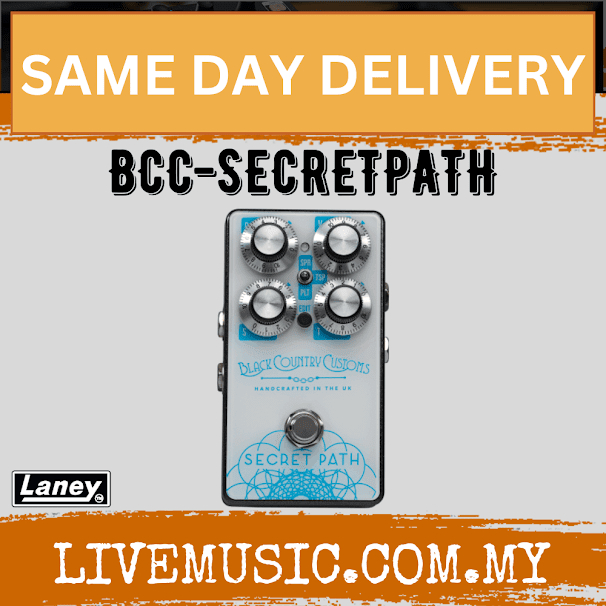 Laney BCC-SECRETPATH Black Country Customs Secret Path Reverb Effects ...