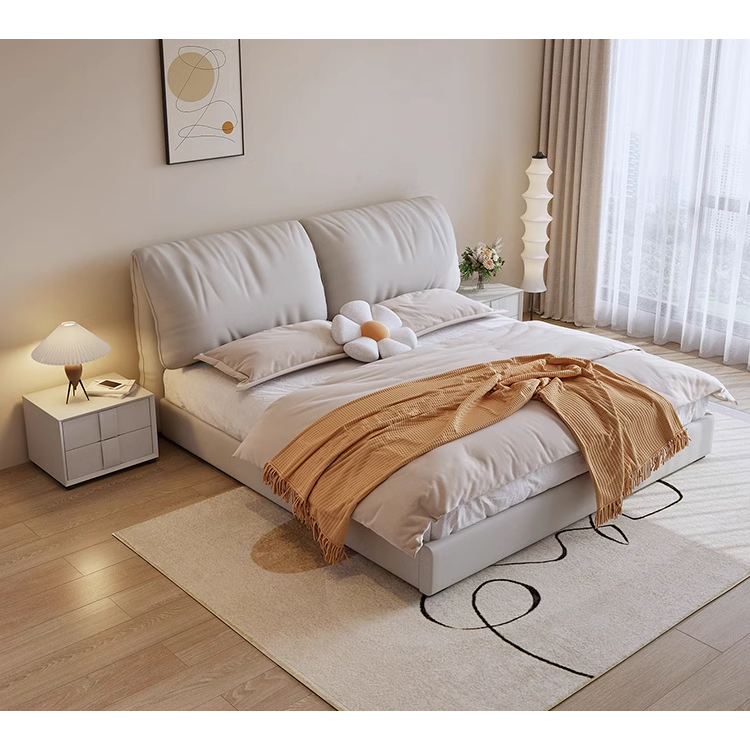 【SUPER COMFY】Modern Minimalist Design Bed Frame Stylish With Leathaire ...