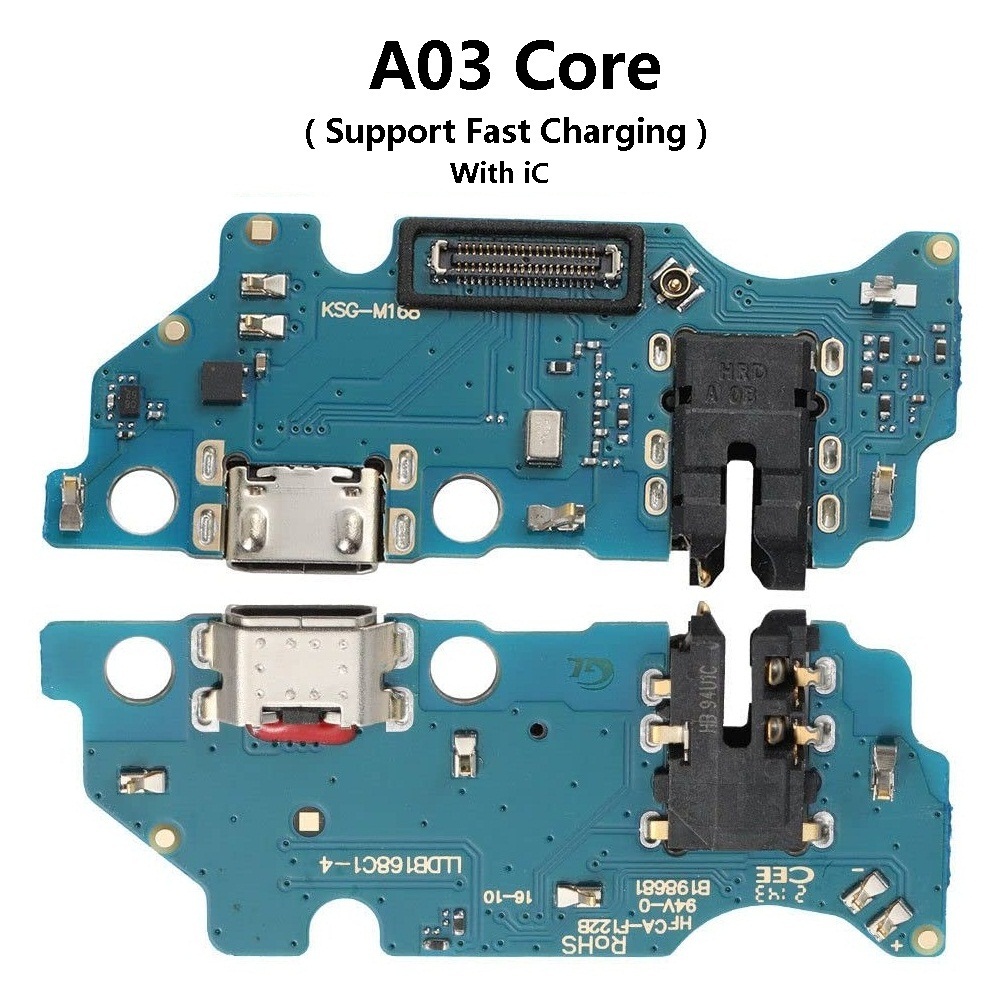 Samsung Galaxy A03 Core ( SM-A032F / A032 ) USB Charge Charging Port PCB Dock Connector Mic ...