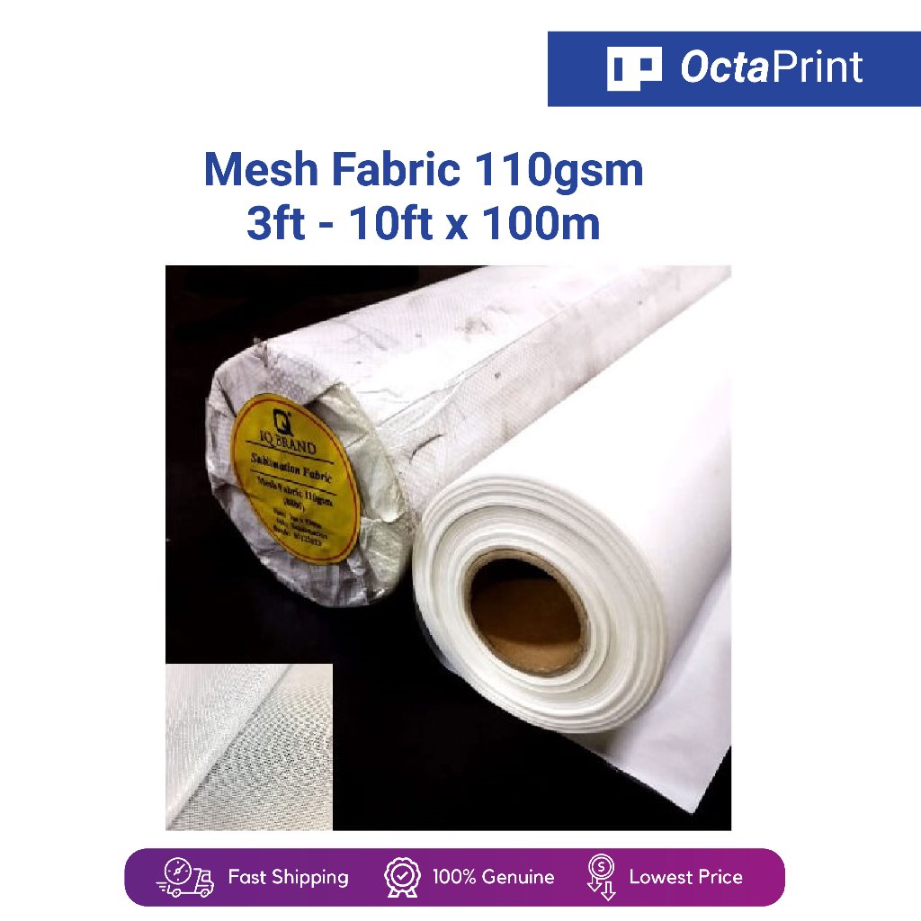 [Ready Stock] Mesh Fabric 110gsm (Sublimation Materials) | Shopee Malaysia