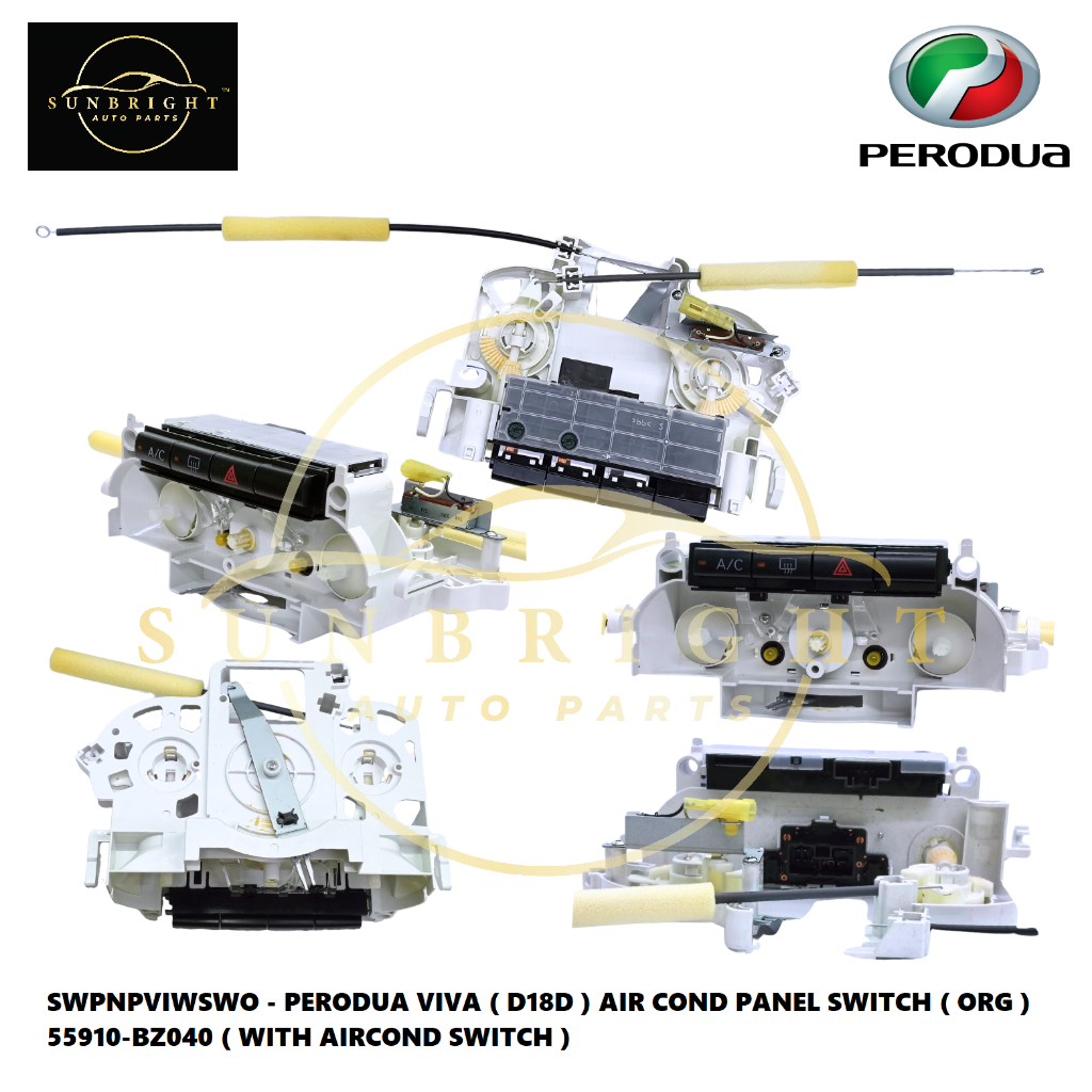 PERODUA VIVA ( D18D ) AIR COND PANEL SWITCH ( ORG ) 55910-BZ040 ( WITH ...